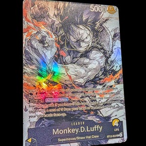Luffy St13 Leader Custom One Piece Card Game. Fast Delivery via Mondial ...