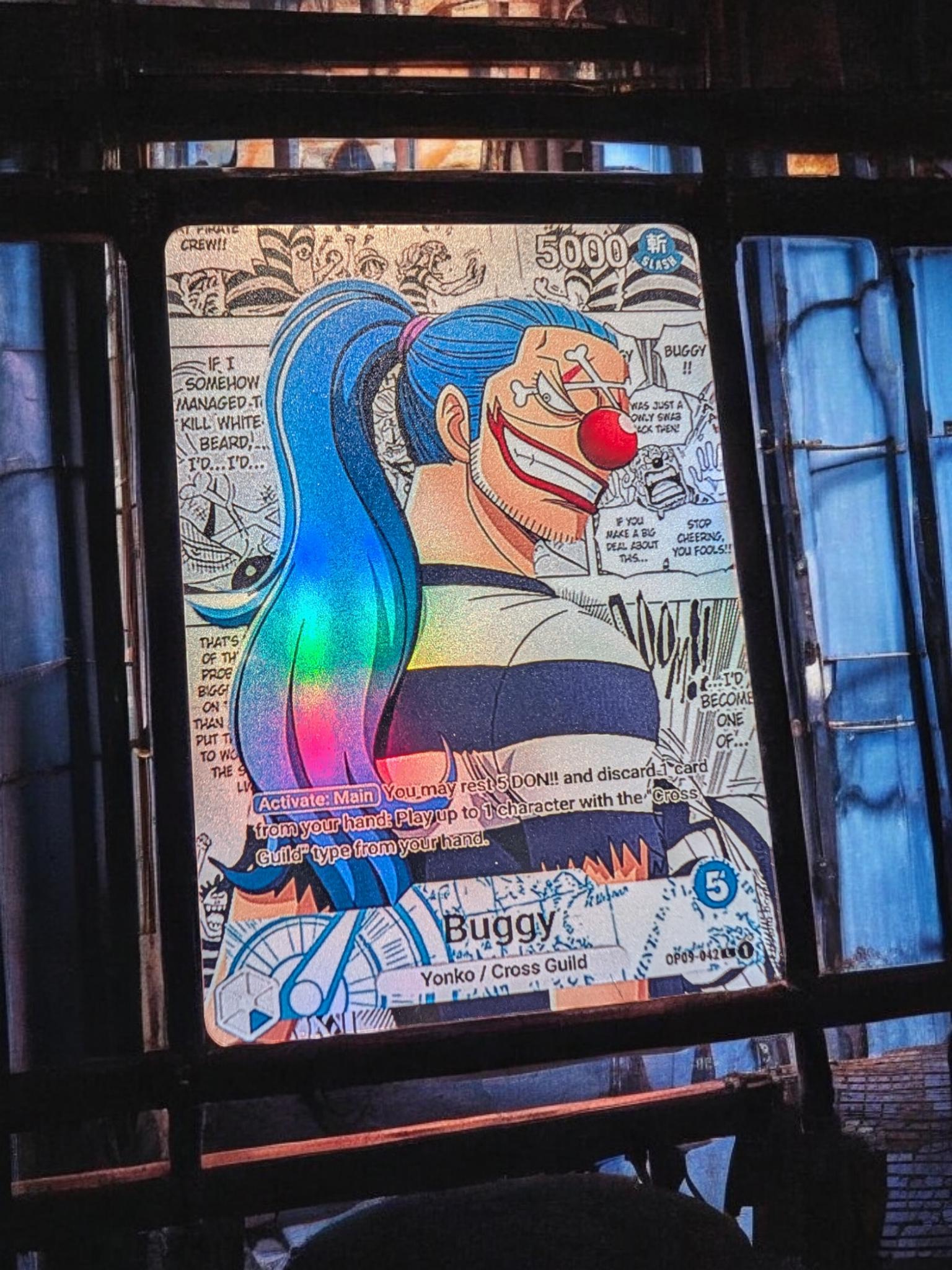 Buggy Op09 Leader Custom One Piece Card Game - Etsy