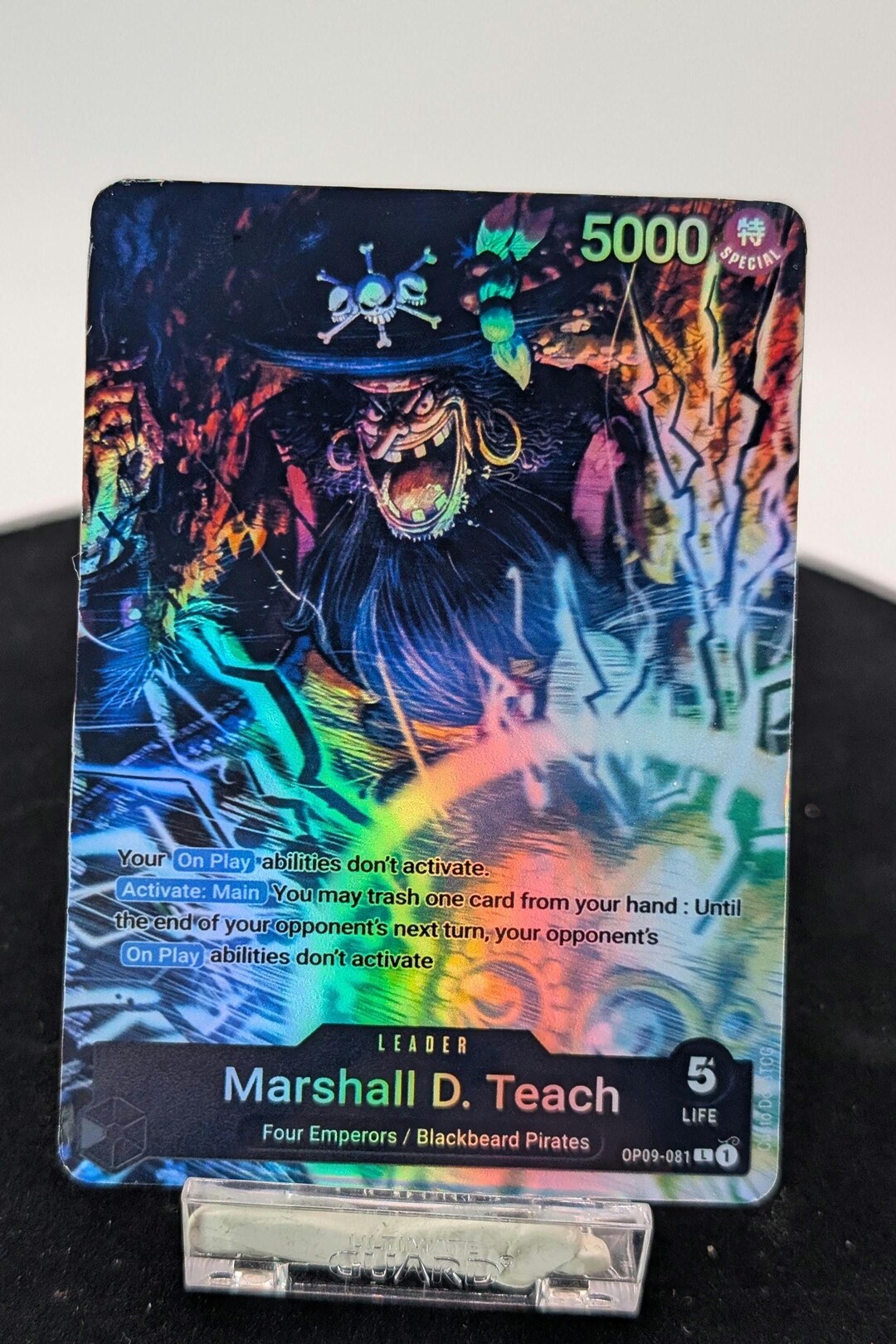 Teach Op09 Leader Custom One Piece Card Game - Etsy