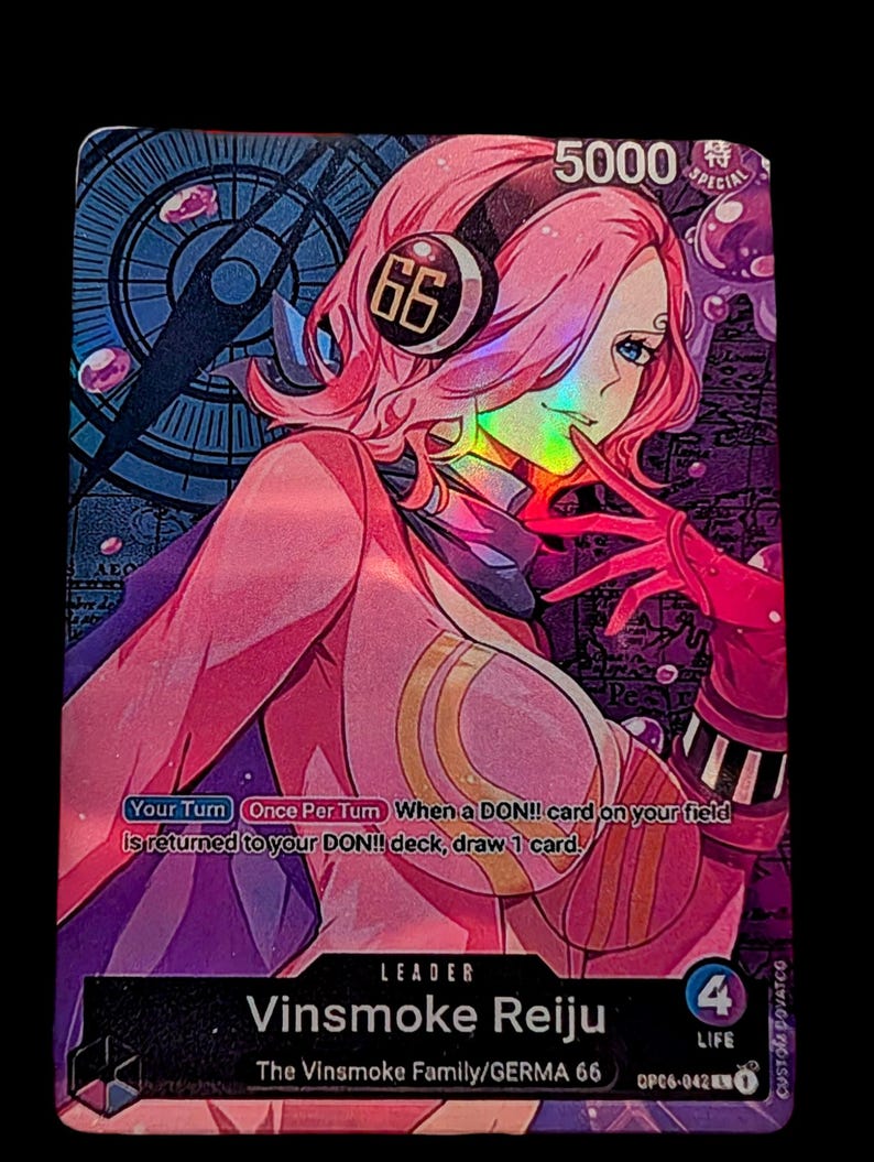 Reiju Op6 Leader Custom One Piece Card Game. Fast Delivery via Mondial ...