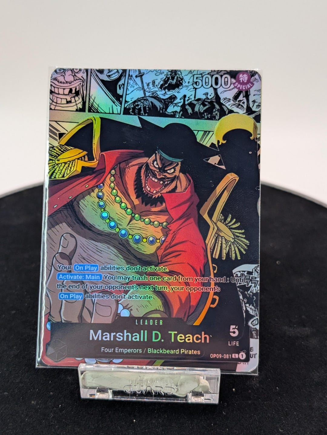 Teach Op09 Leader Custom One Piece Card Game - Etsy