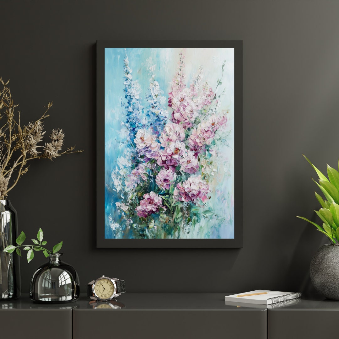 Spring Flowers Floral Art Wildflowers Large Wall Art Print Still Life ...