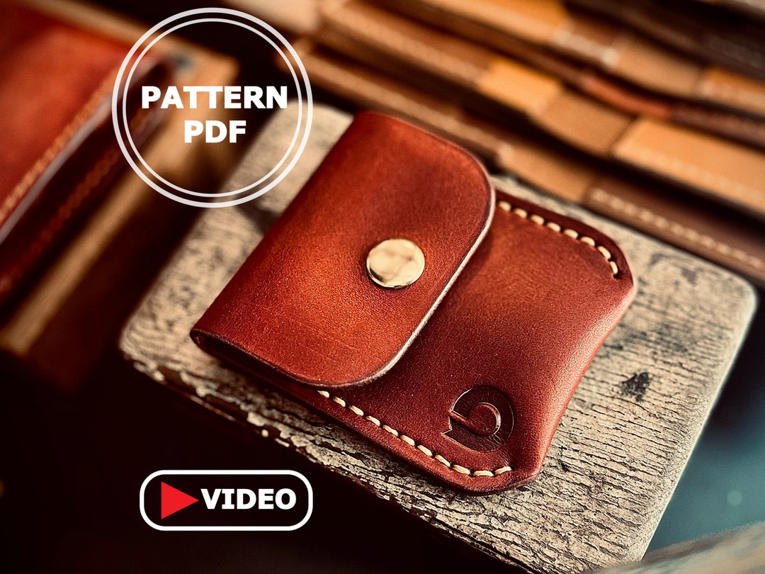 Lumina Coin Pouch Template | DIY Leather Crafting | Brannstal Leather Patterns - Etsy