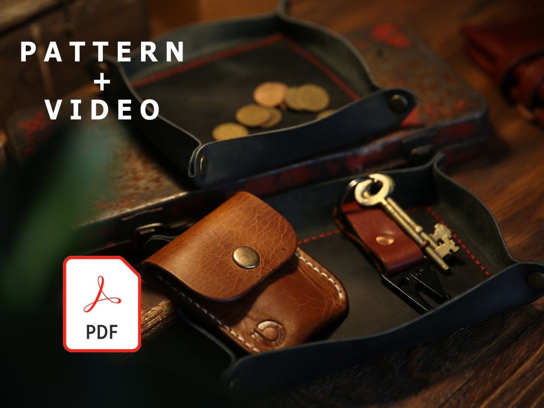 Lustrous Leather Tray Pattern Bundle (2 Different Sizes) - DIY Home ...
