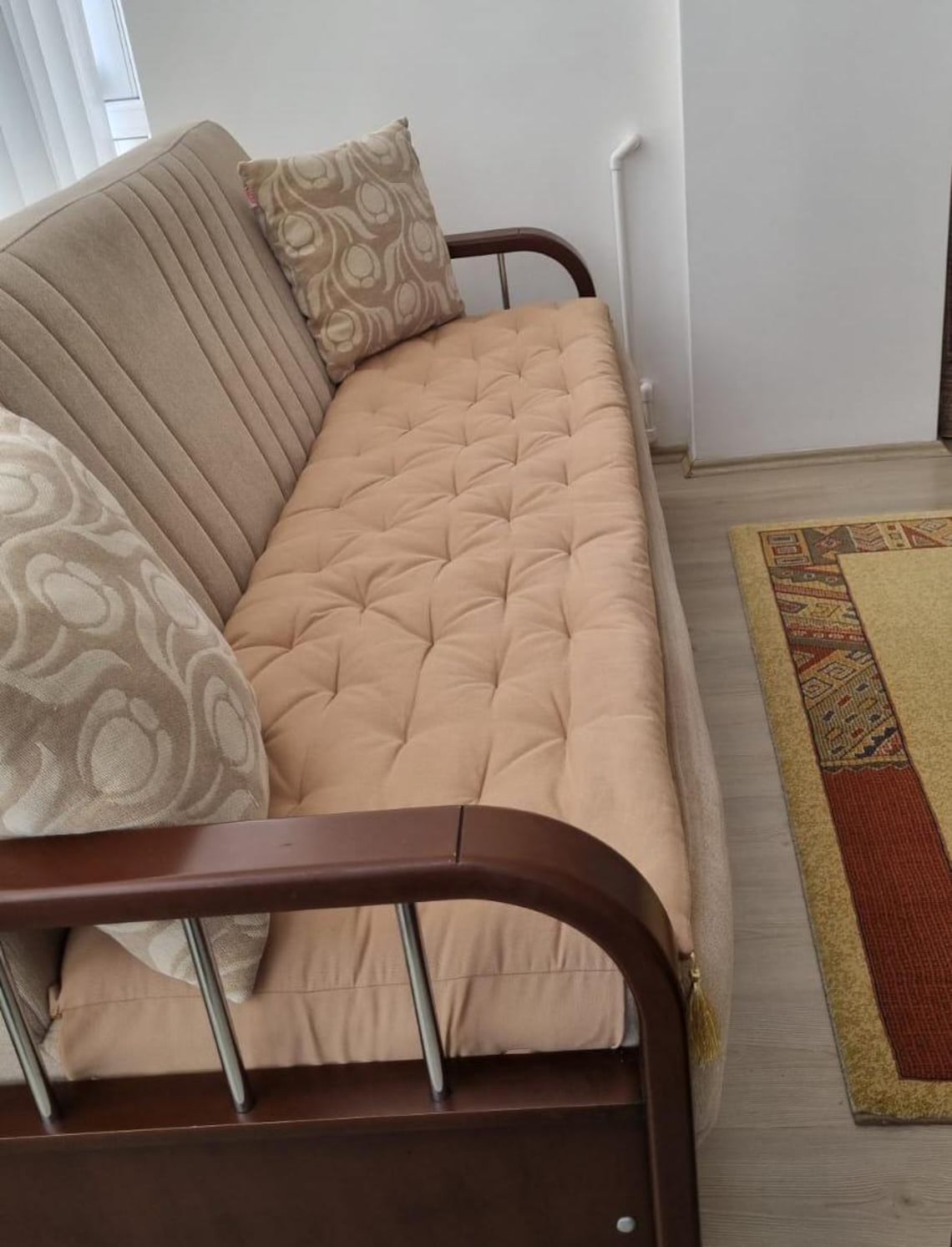 Linen Sofa Topper: Stain Resistant Furniture Protector, Custom Size - Etsy