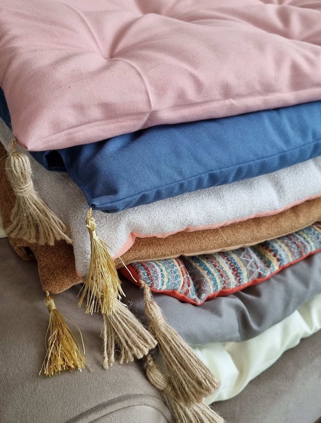 Linen Sofa Topper: Waterproof Couch Cover, Custom Size Furniture ...