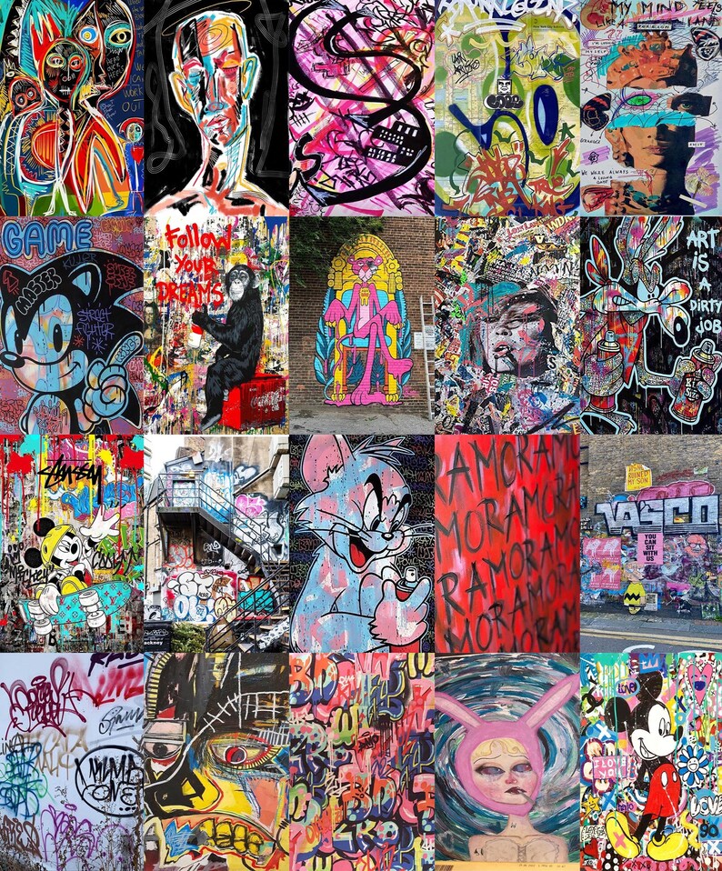 Graffiti Wall Decor Street Art Wall Decor Graffiti - Etsy