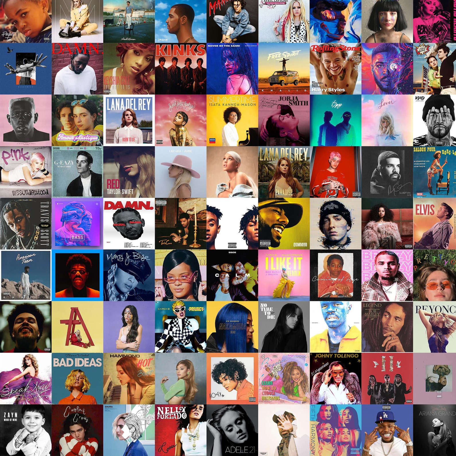 210PCS Album Cover Wall Collage DIGITAL POSTERS Music - Etsy