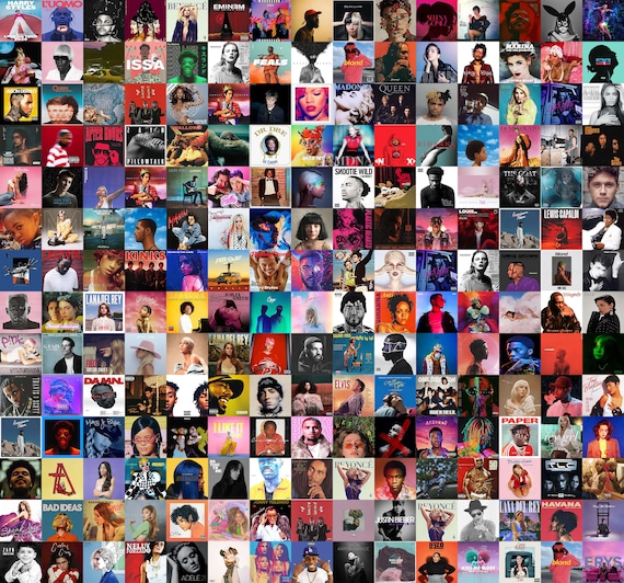 210PCS Album Cover Wall Collage DIGITAL POSTERS Music - Etsy