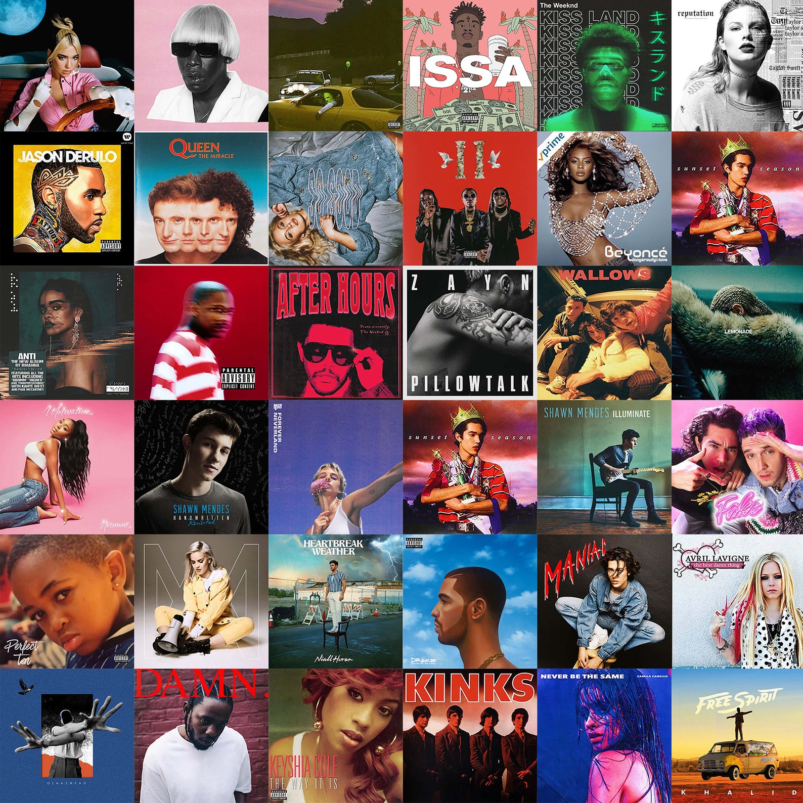 210PCS Album Cover Wall Collage DIGITAL POSTERS Music - Etsy