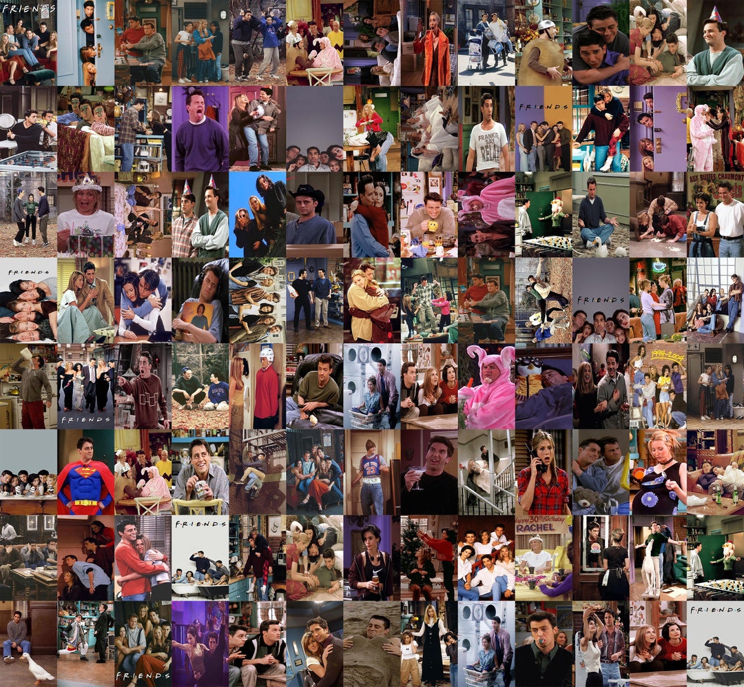 Friends Wall Collage Kit| Vintage Wall Decor | Aesthetic Collage Kit ...