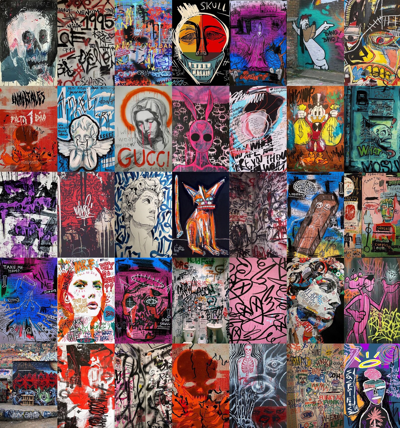 Graffiti Wall Decor Street Art Wall Decor Graffiti - Etsy