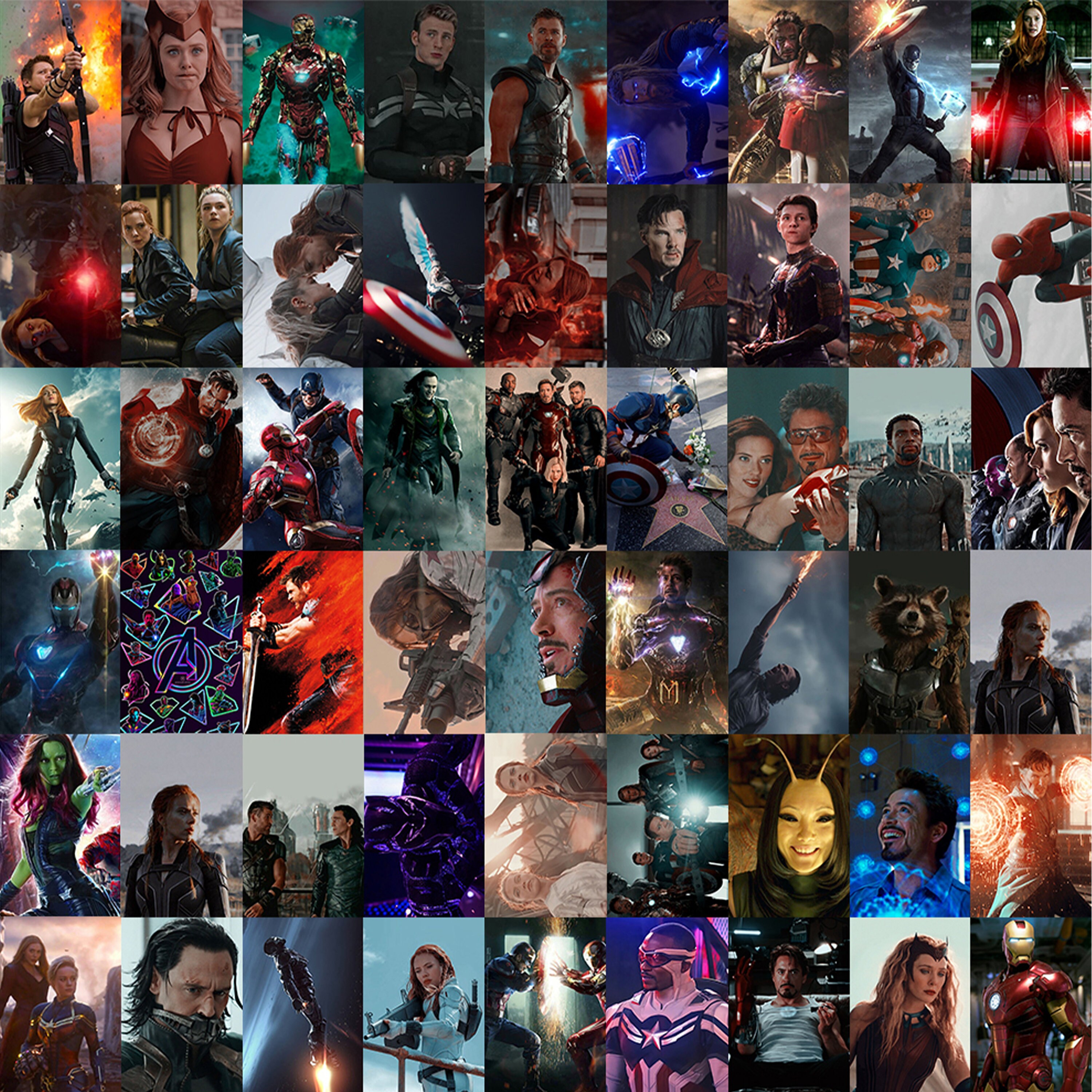 115 PCS Avengers Wall Collage Kit Marvel Aesthetic Photo - Etsy Australia