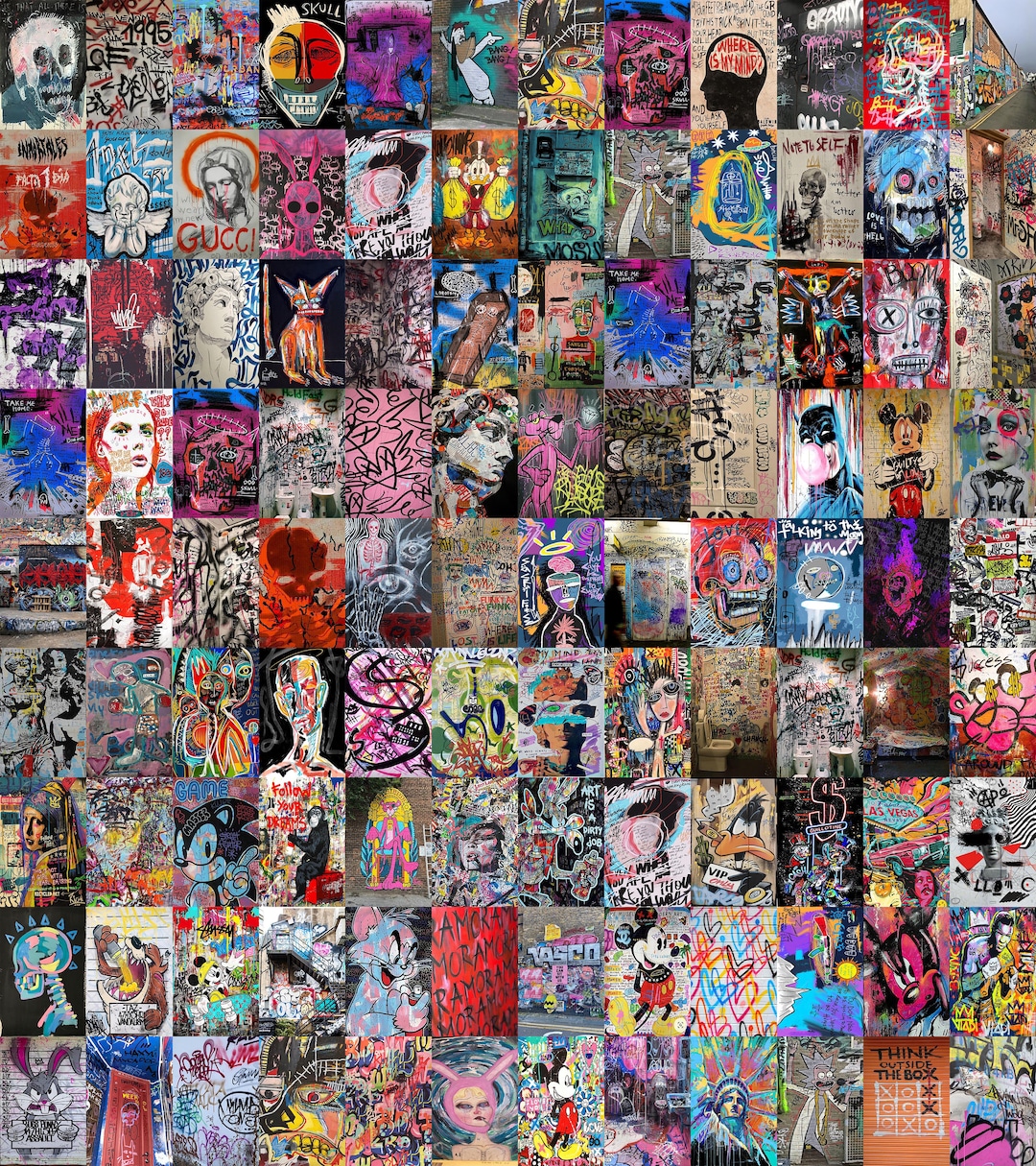 Graffiti Wall Decor | Street Art Wall Decor | Graffiti Photography ...