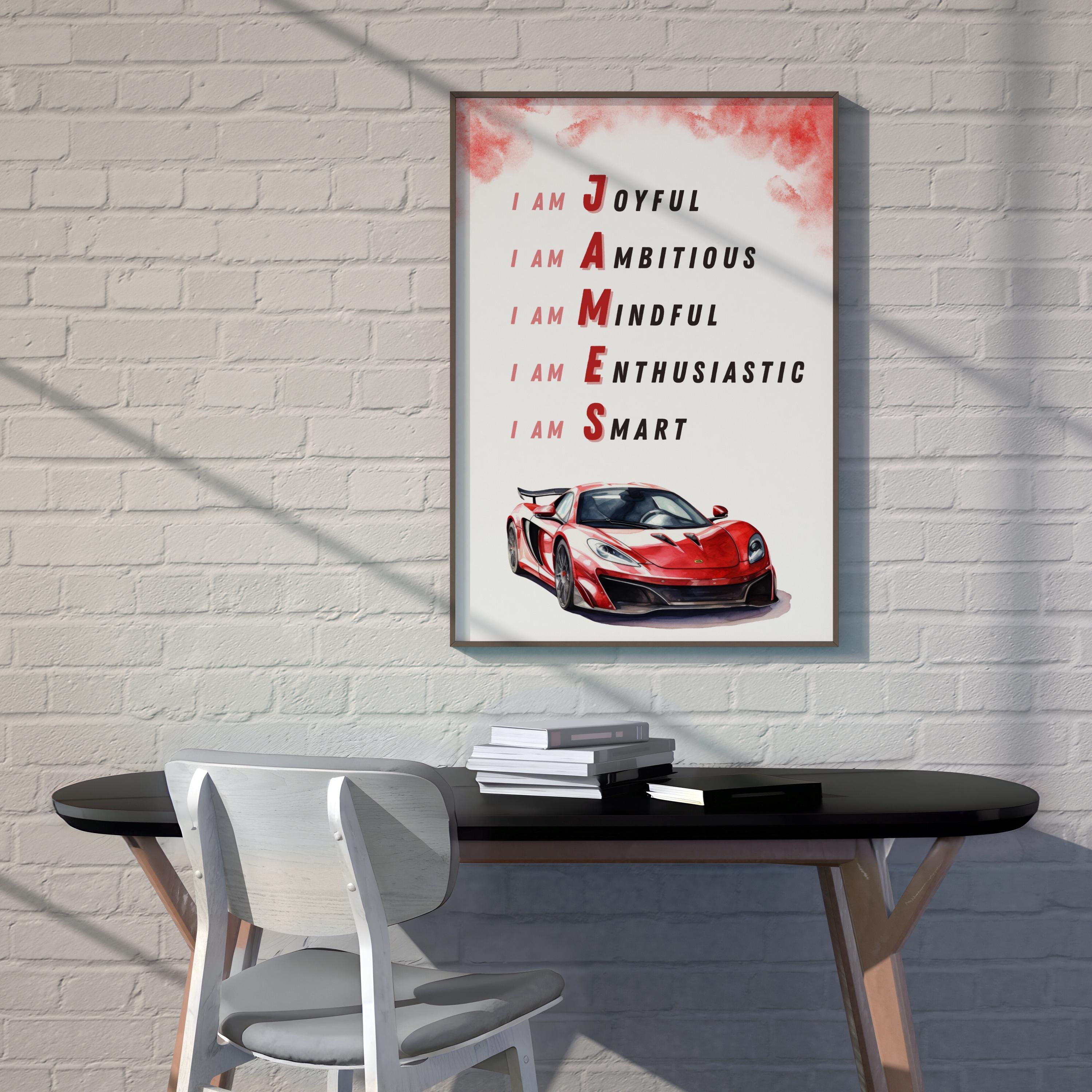 Personalized Name Poem - Acrostic Poem Affirmations Wall Art – Car ...
