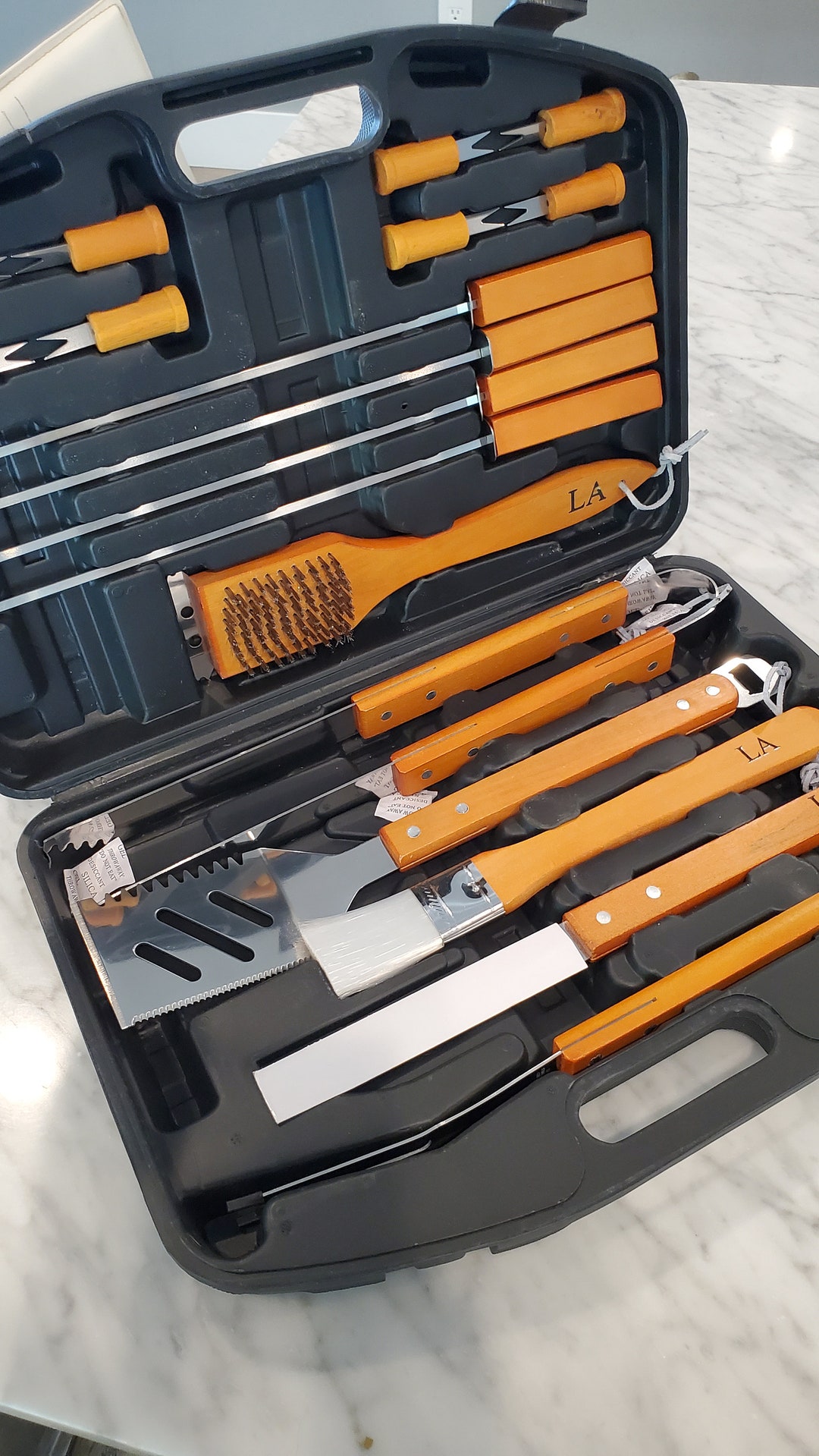 Personalized Bbq Tool Set, Deluxe BBQ Tool Set,all in One BBQ Tool Set ...