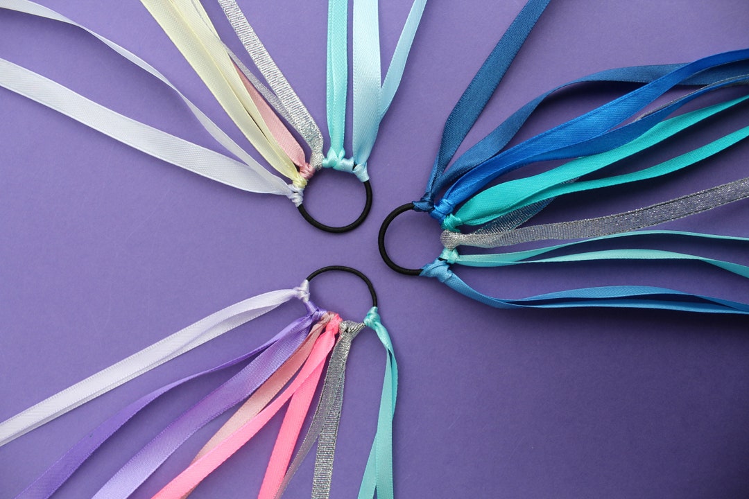 1 Pair of Glitter Handlebar Fringes for Children's Bikes, Colorful ...