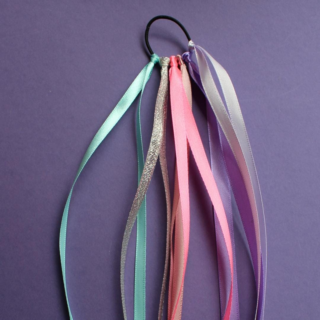 Glitter Handlebar Fringes Bicycle - Colorful Children's Bicycle ...