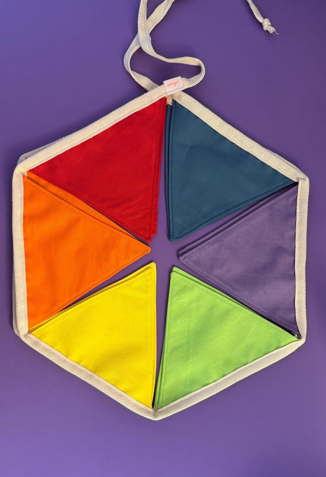 Pennant Chain, Rainbow Colors, Children's Room Decoration, 2.80 M, 12 ...