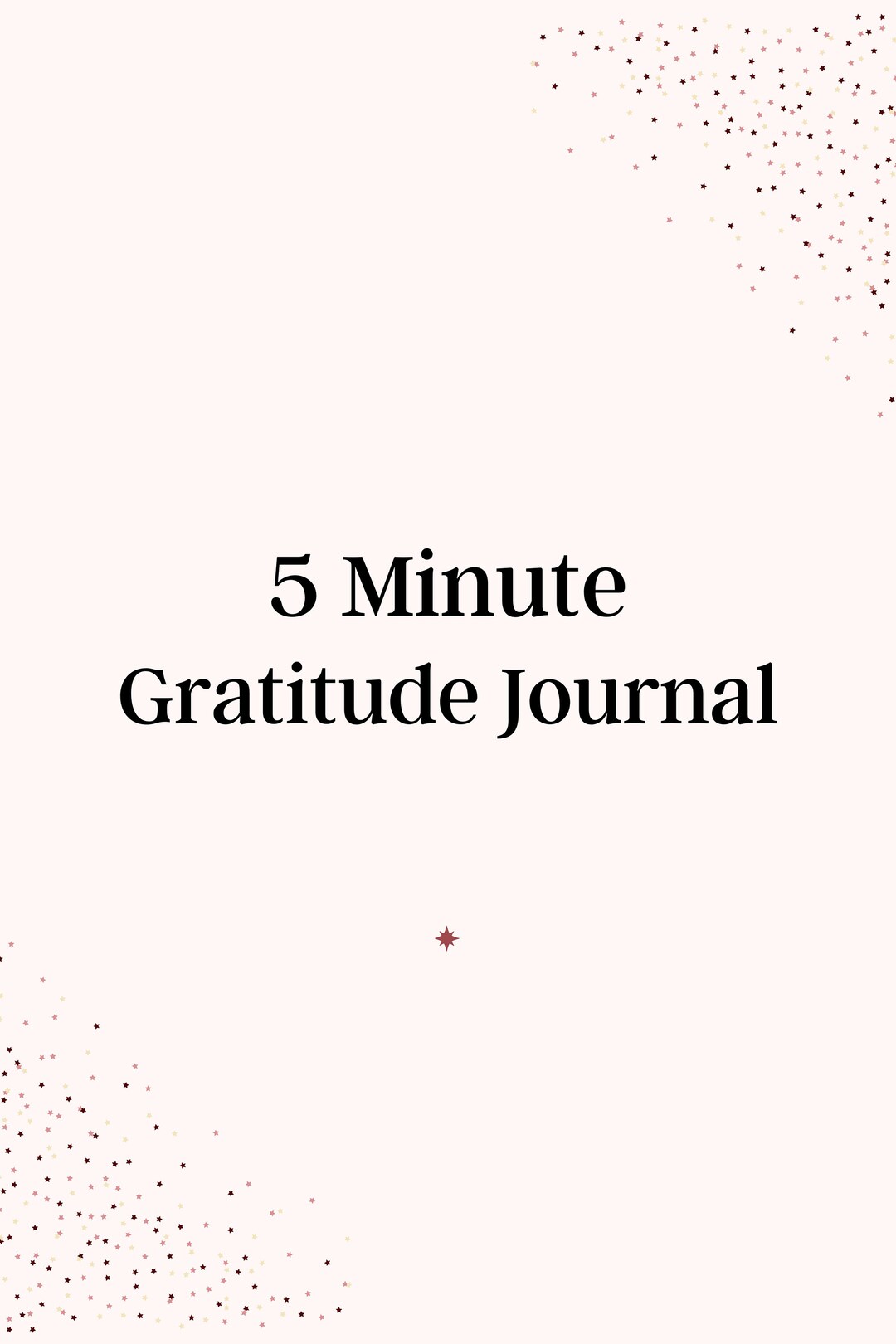 5 Minute Gratitude Journal - Etsy