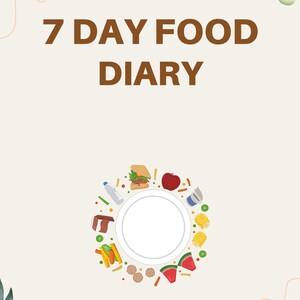 7 Day Food Diary - Digital Planner for Meal Tracking, Macros, and ...