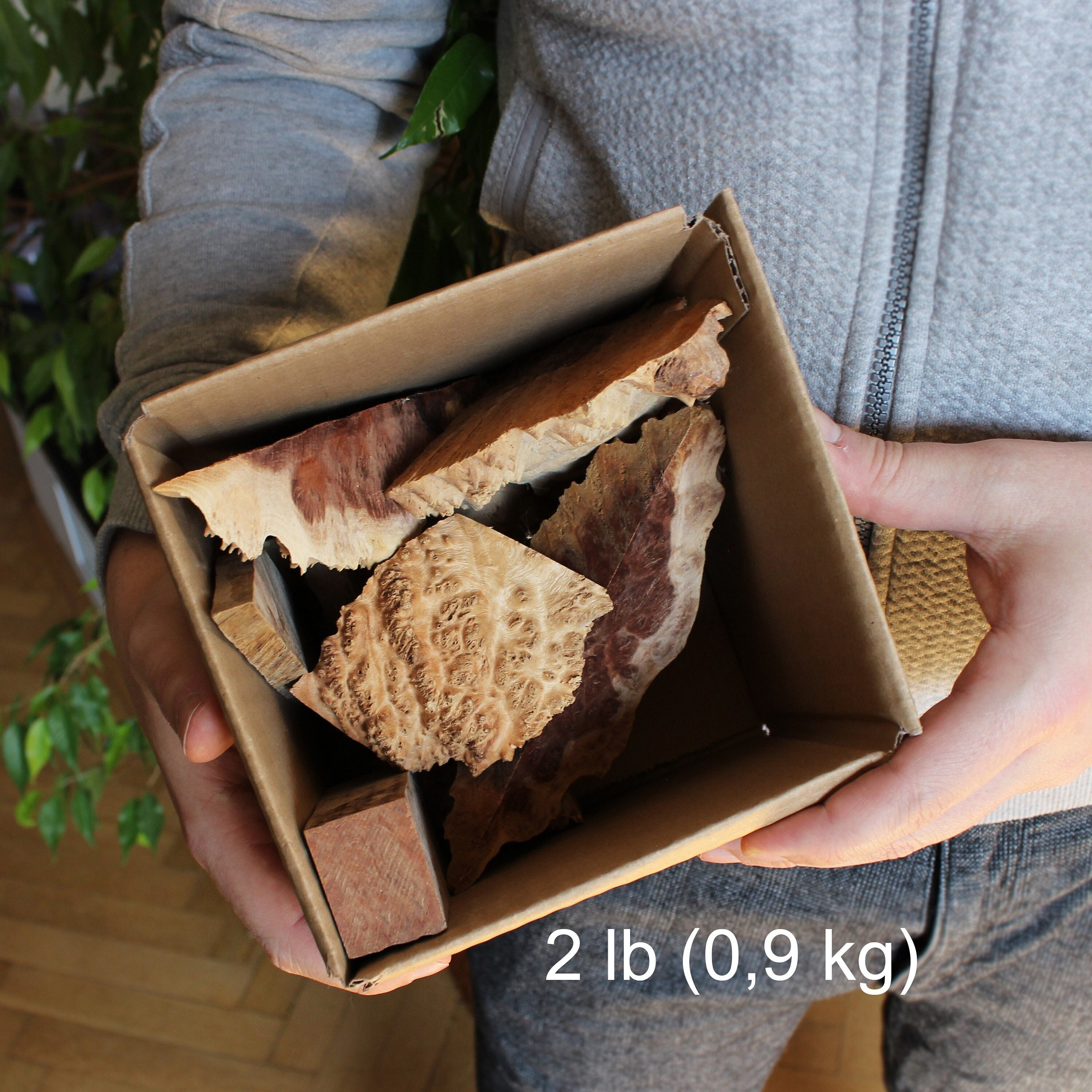 Burl Wood Cutoffs, 2 Lb / 0,9 Kg Box - Etsy