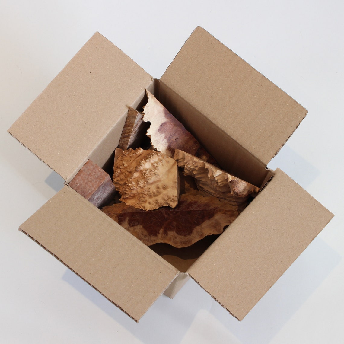Burl Wood Cutoffs, 2 Lb / 0,9 Kg Box - Etsy