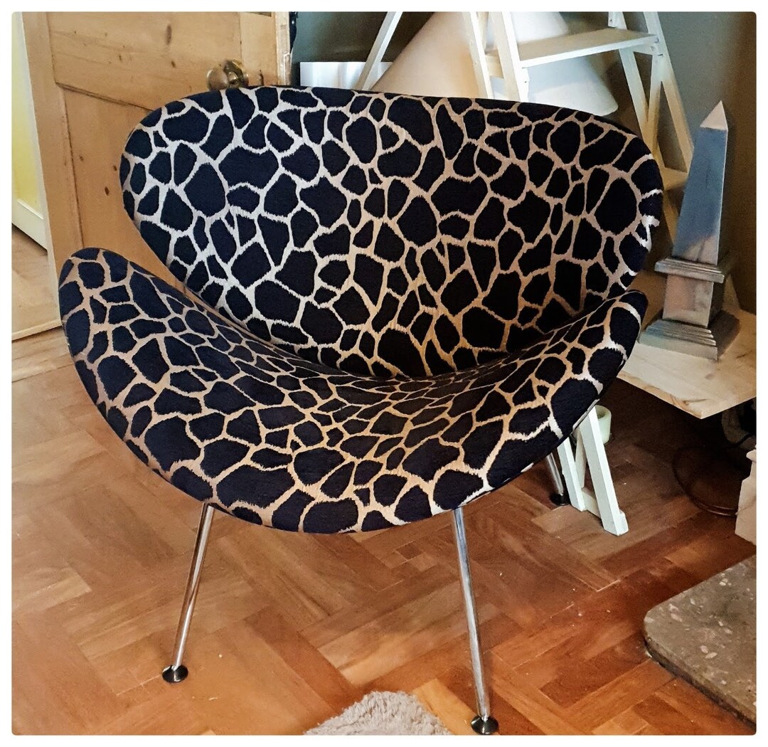 Orange Slice Style Chair Original Design by Pierre Paulin - Etsy