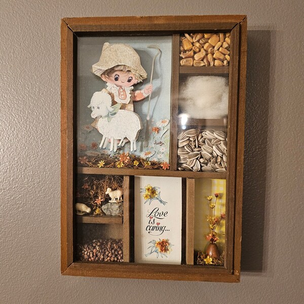 Retro Shadow Box - Etsy
