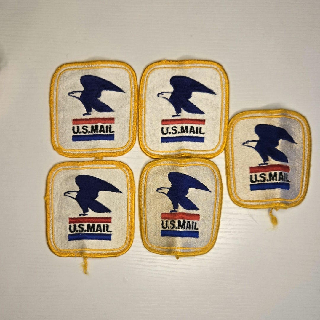 Lot of 5 Vintage USPS United States Postal Service us Mail Patch 1970 ...