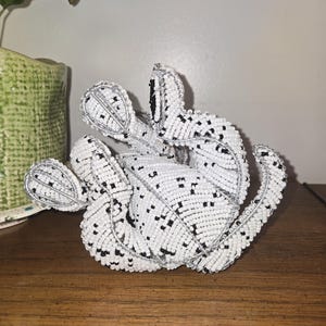 Beadworx Spoted Dog Bead & Wire Creation Figurine Sculpture Dalmatian ...