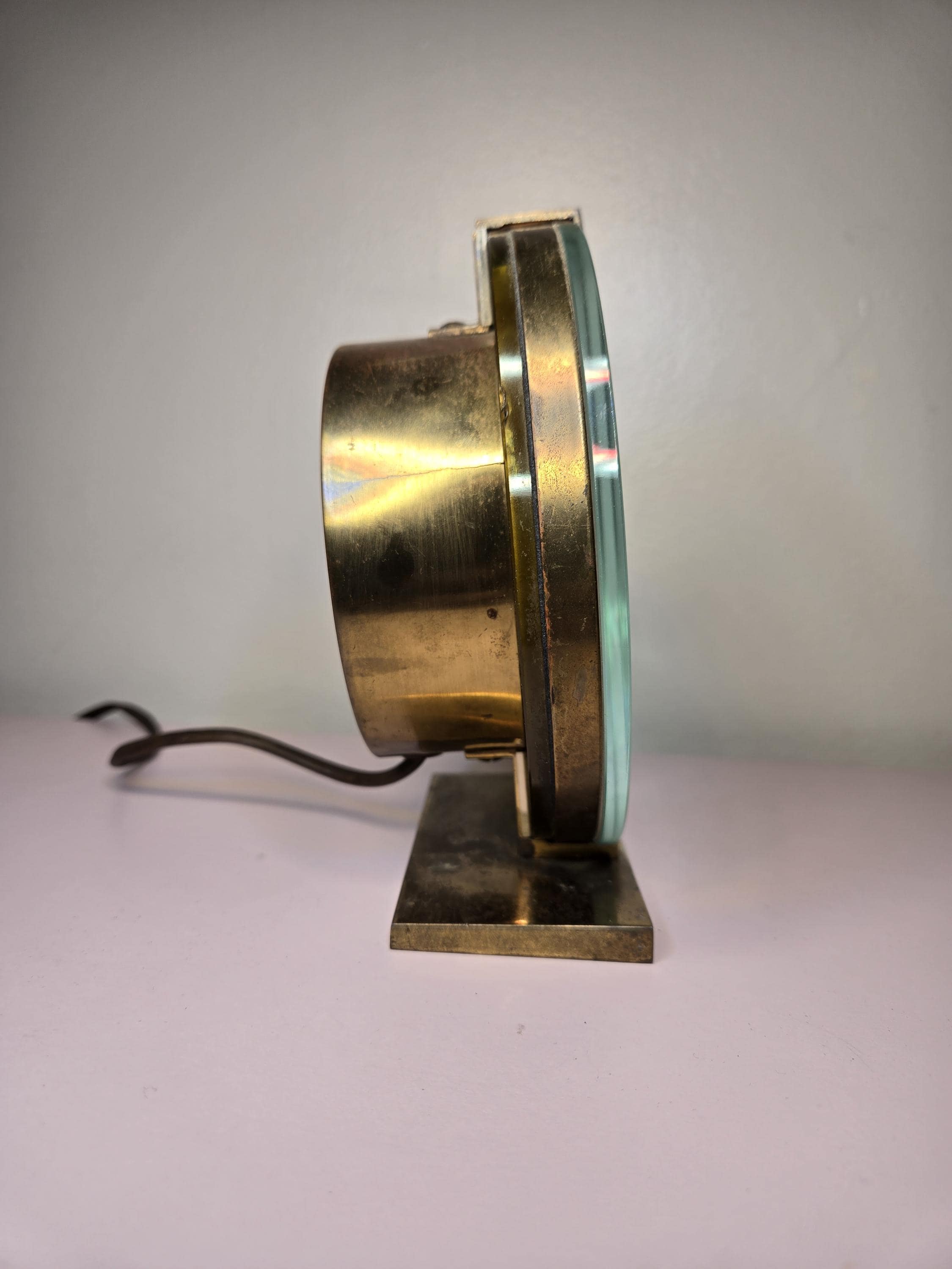 Vintage 1940s Metal Art Deco Westclox Logan S5-F Electric Alarm Clock ...