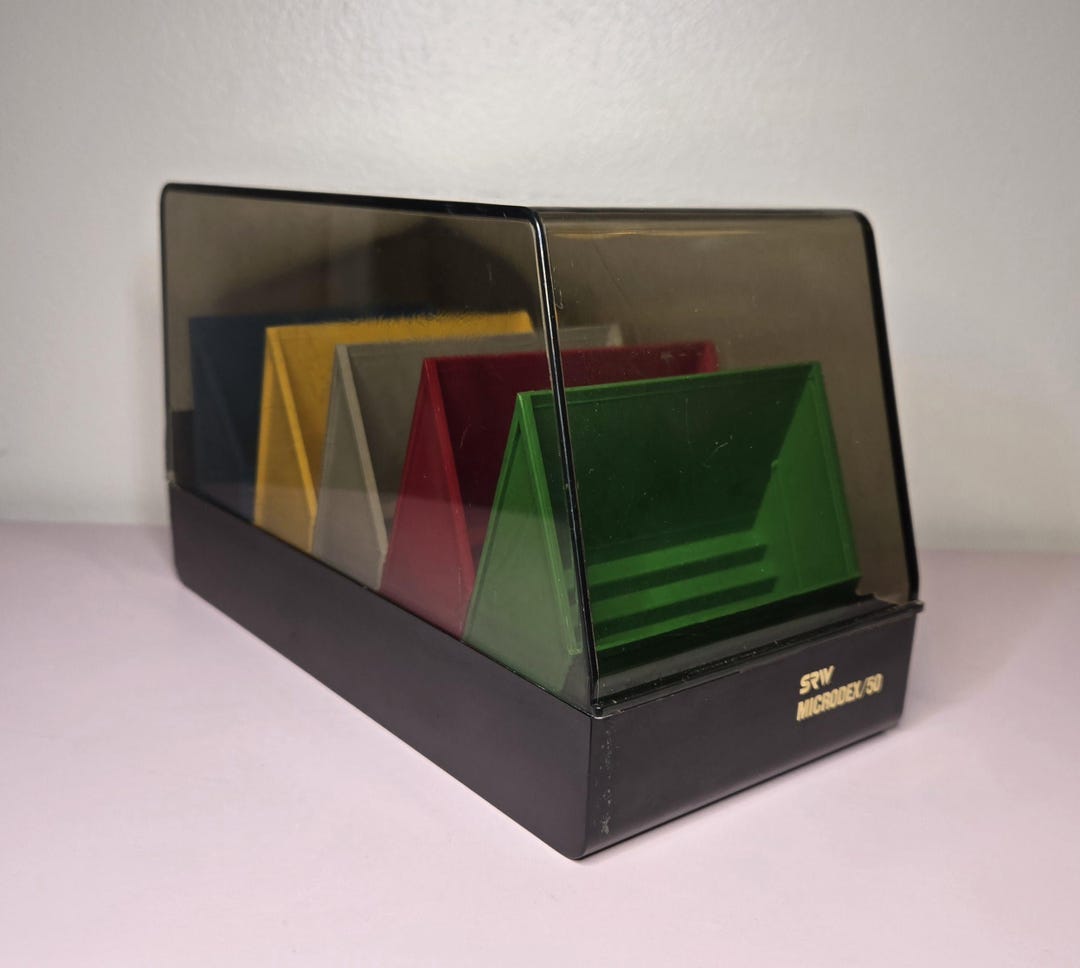 Vintage SRW Microdex/50 3.5" Floppy Disk Storage Case, Designed to Hold ...