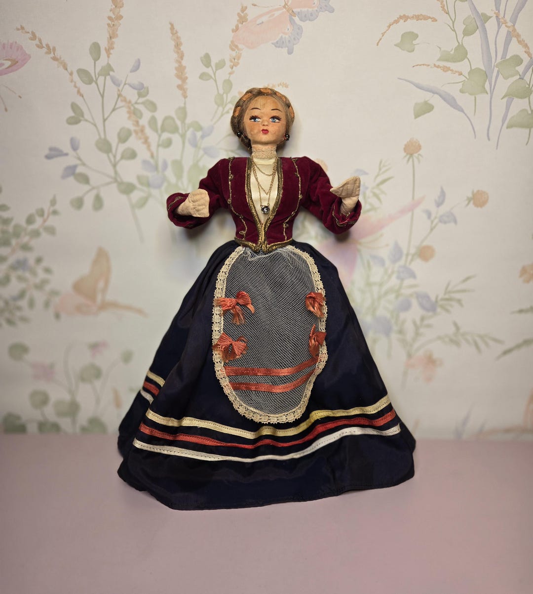 Vintage Greek Folk Art Doll Ergany Athena Athens Greece Souvenir ...