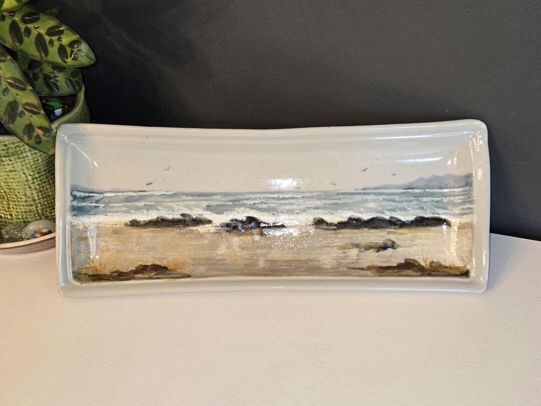 Highland Stoneware Scotland Rectangular Ceramic Decorative Tray With ...