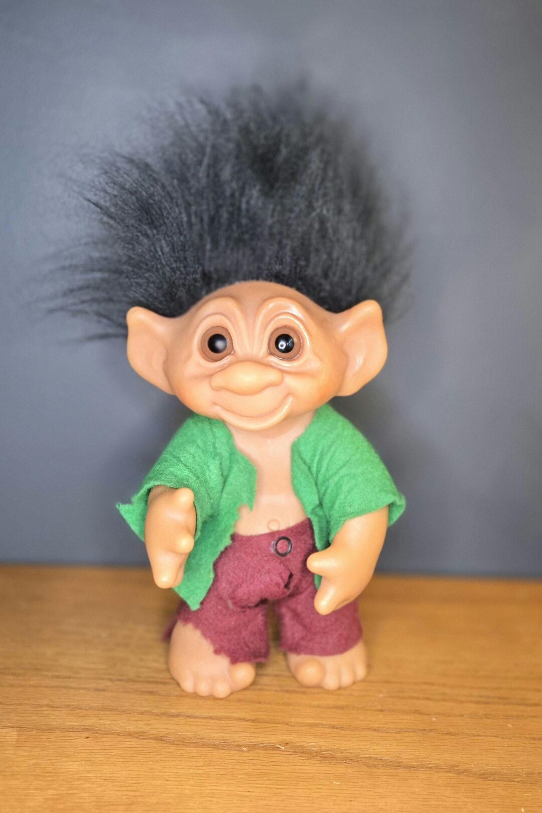 Vintage 1977 Thomas Dam TROLL - 9" Doll - Made in Denmark Vintage 1970s ...