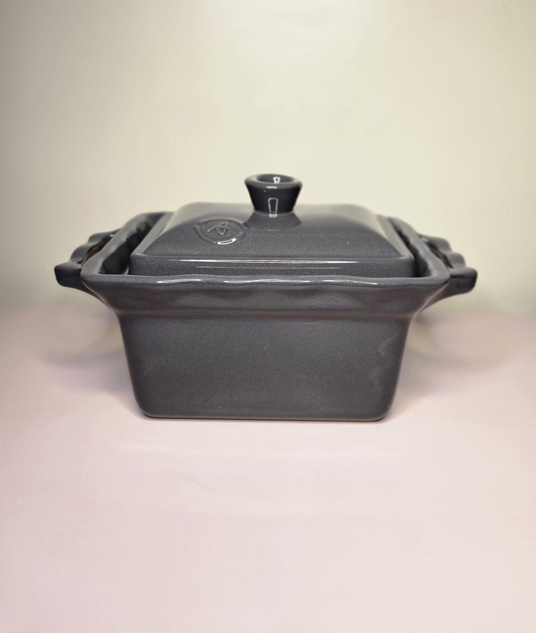 Peugeot * Appolia * Slate * Small Covered Casserole * Terrine Ceramic ...