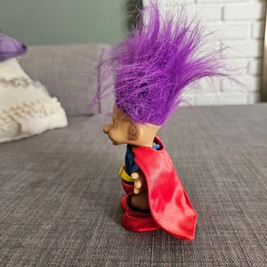 1990s Vintage Trollkins Troll Doll Super Trollkins Super Hero - Etsy