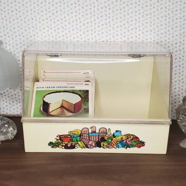 70s Recipe Box - Etsy