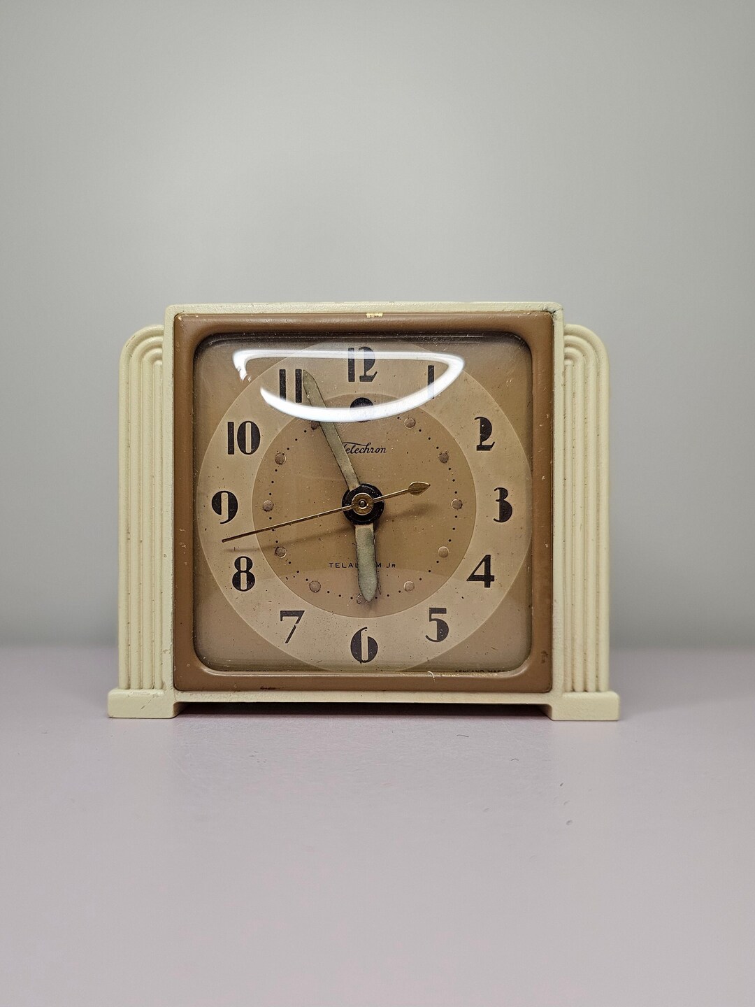 Vintage Warren Telechron Co Telealarm JR. Electric Clock Model 7H135 ...