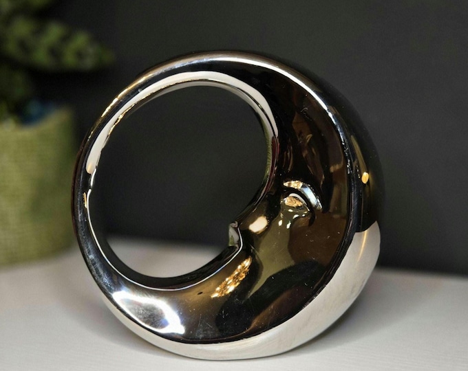 Nambe Sleeping Moon Bank Mirrored Silver Celestial Moon Decor - Etsy