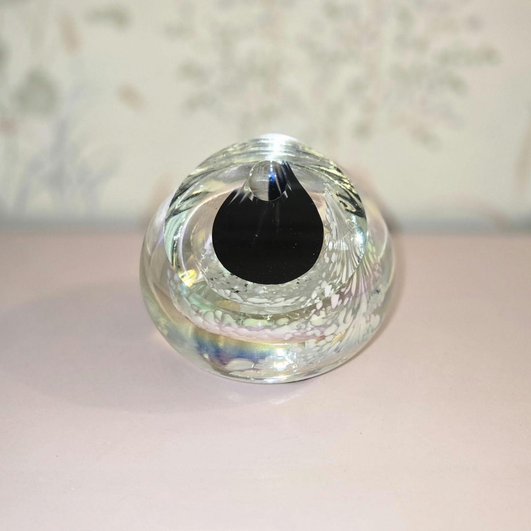 California Glass Studio Signed Iridescent Art Glass Sculpture – Nina ...