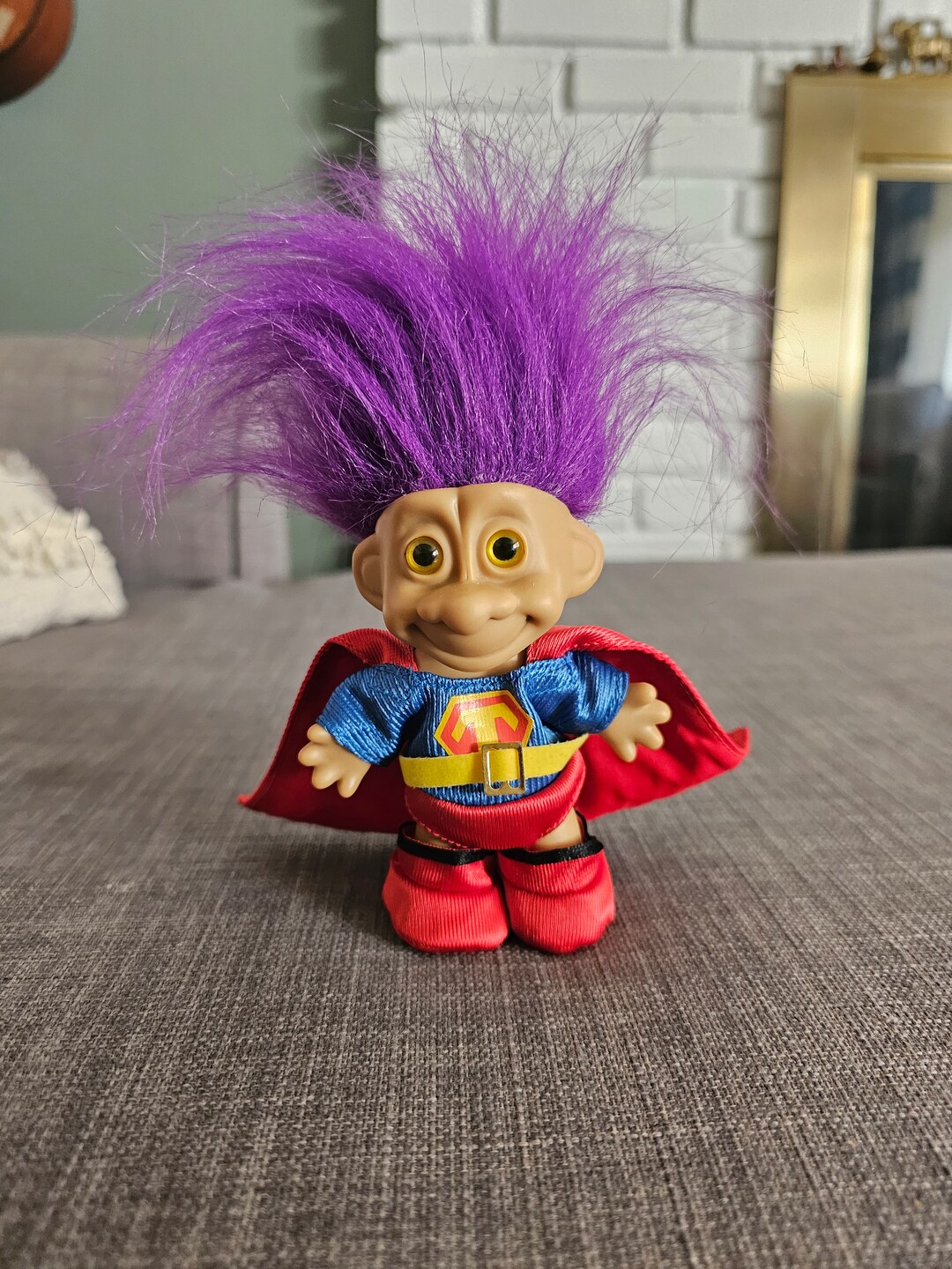 1990s Vintage Trollkins Troll Doll Super Trollkins Super Hero - Etsy