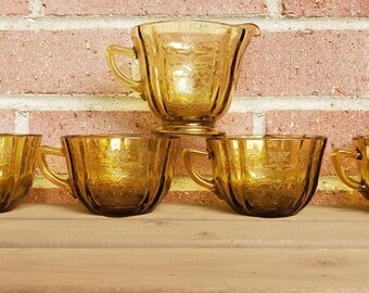 Madrid Amber Tea Set - Etsy