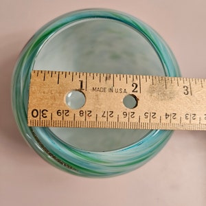 Vintage Handblown MCM Glass Bowl With Gold Spec Details Beachy Eclectic ...