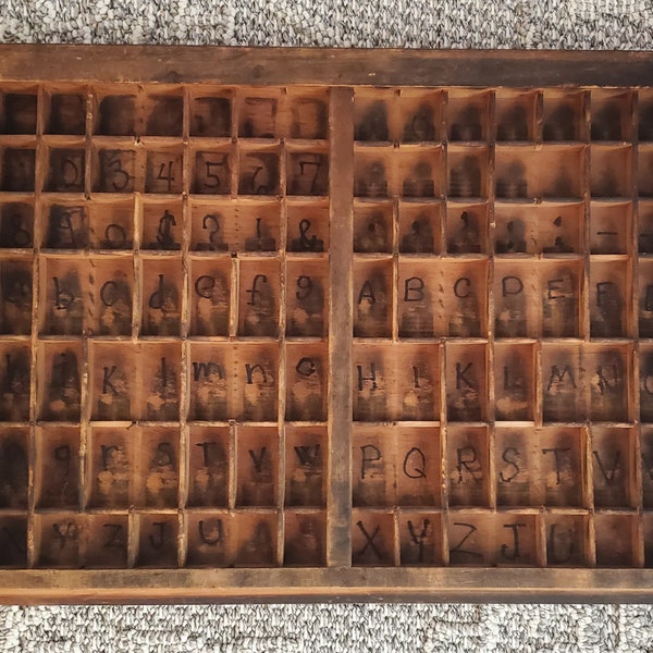 Letterpress Tray - Etsy