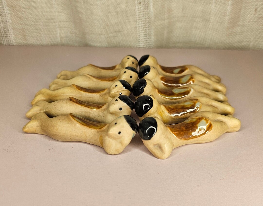 10 Eclectic Japanese Chopstick or Knife Rest Kappa Lying & Resting ...