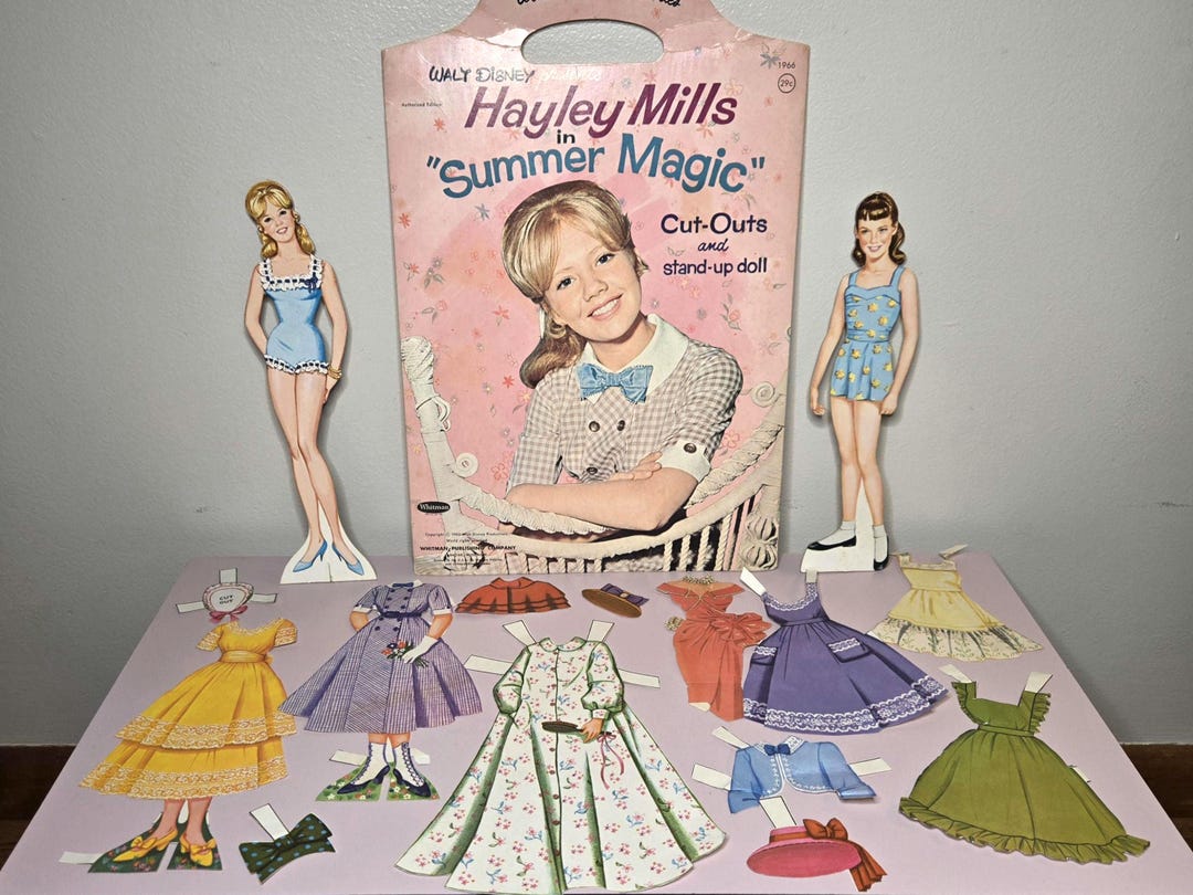 Vintage Paper Doll Hayley Mills Summer Magic 1966 Parent Trap - Etsy
