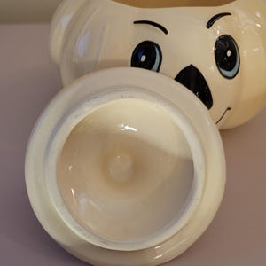Vintage Ceramic Anthropomorphic Garlic Keeper Happy Face Kitschy ...