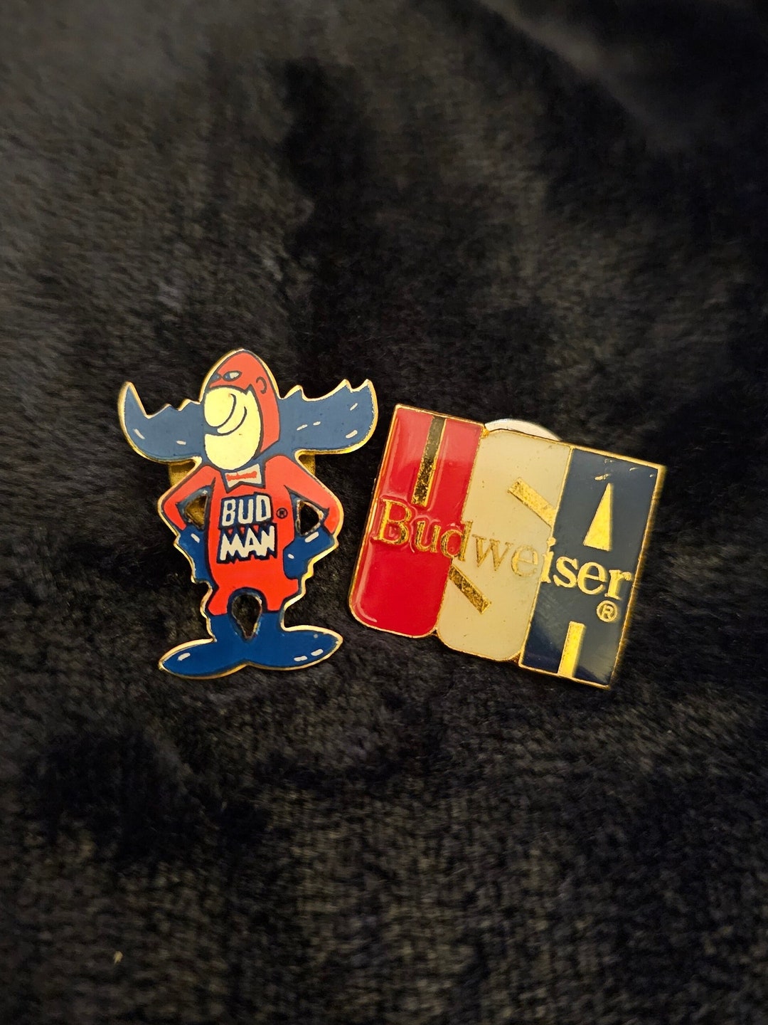 Set of 2 Vintage Budweiser Original Bud Man Hat Pin Lapel Pin New 1 - Etsy